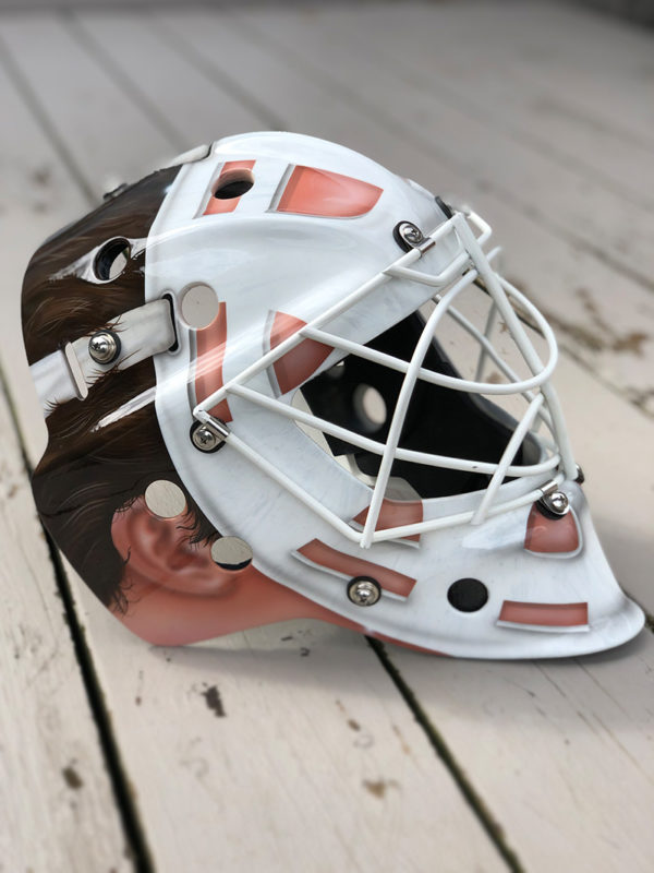 Vintage Tony Esposito Mask – Ironclad Custom Paint